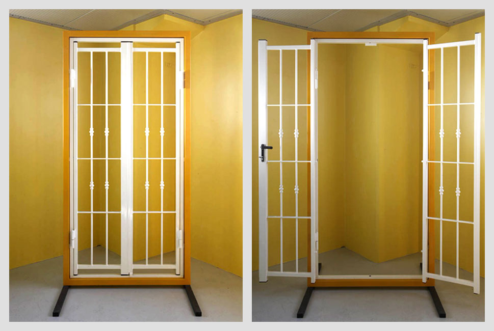 Grata a 2 ante snodate - Pasolini Lattoneria Carpenteria Brescia